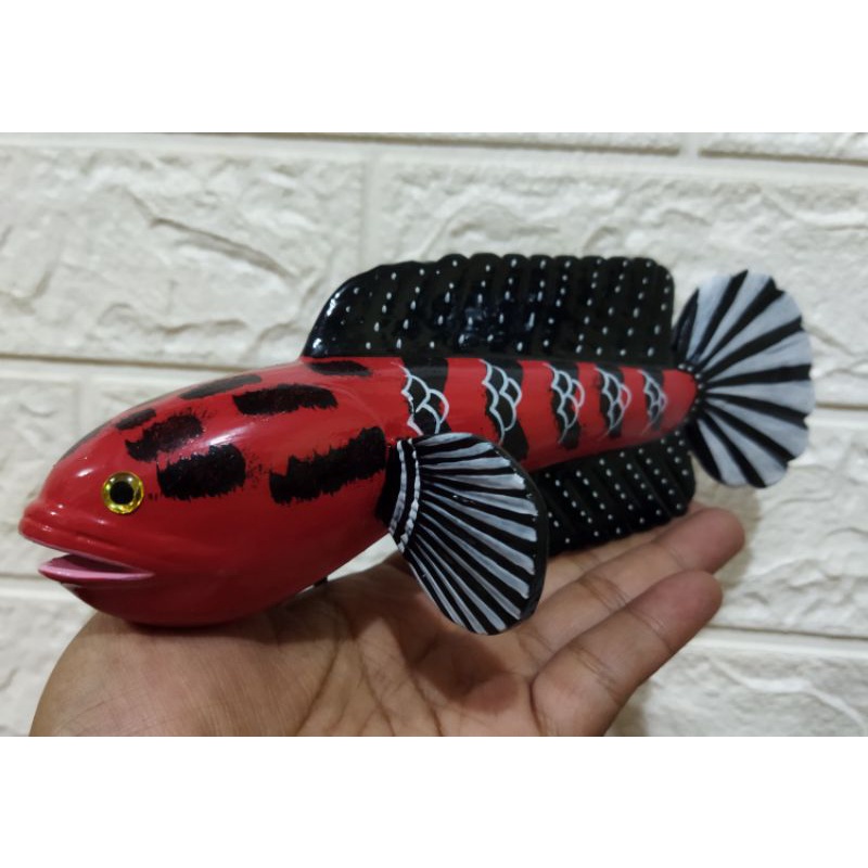 REPLIKA Channa Red Maru Statue Replica 20cm | Shopee Malaysia