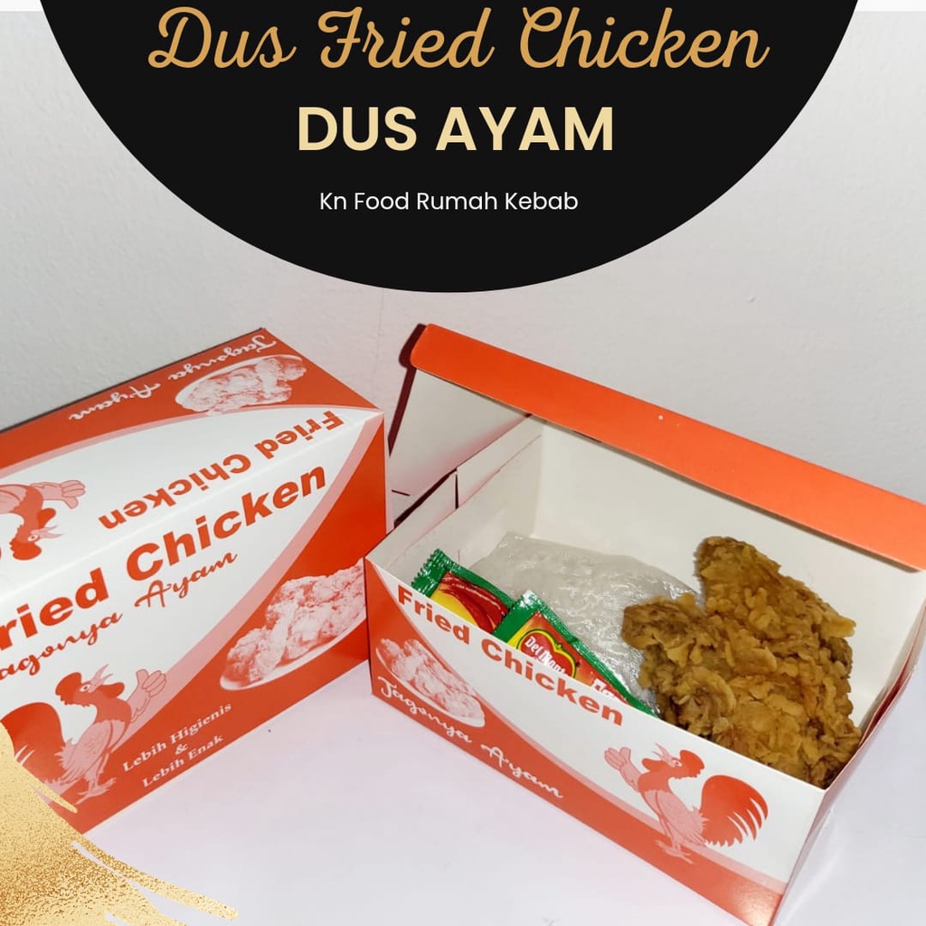 Fried Chicken Box - Fried Chicken Box contains 100 Pcs - Fried Chicken ...