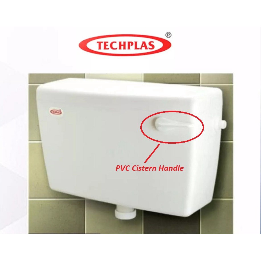 Techplas Low-Level PVC Handle Toilet Flush | Siram Tandas Pemegang PVC ...