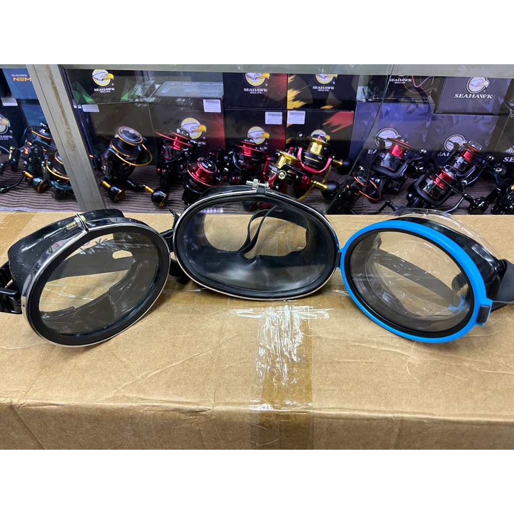 DIVING MASK CERMIN KACA GLASS GOOGLE MASK MADE IN JAPAN | Shopee Malaysia