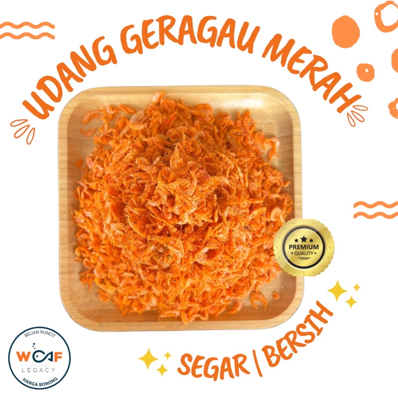 Udang Geragau / Baring Merah (Udang somtam) 200g | Shopee Malaysia