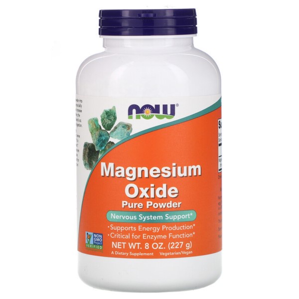 Now Foods, Magnesium Oxide Pure Powder, 8 oz (227 g) | Shopee Malaysia