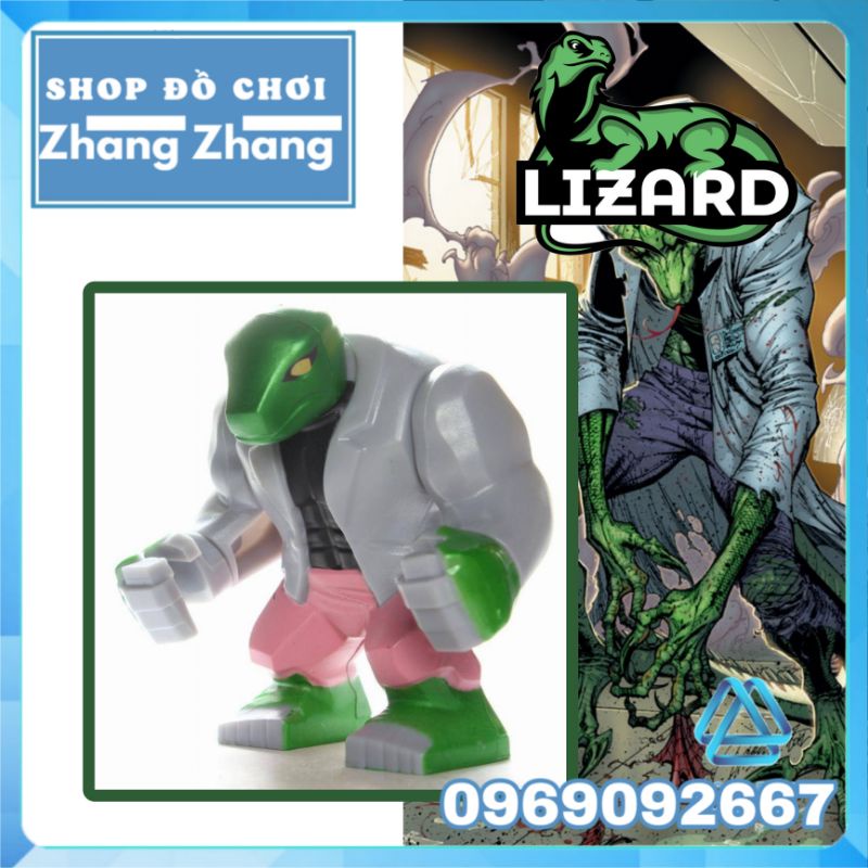 Spider-man Marvel Minifigures Bigfigures POGO PG1806 PG8118 Lizard ...