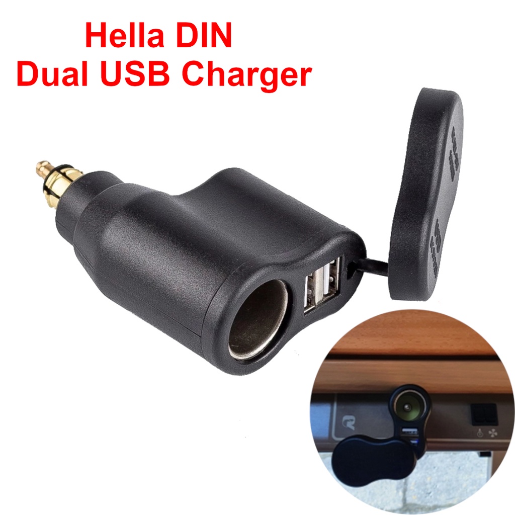 Dual USB Charger Cigarette Lighter Motorcycle Power Adapter for BMW ...