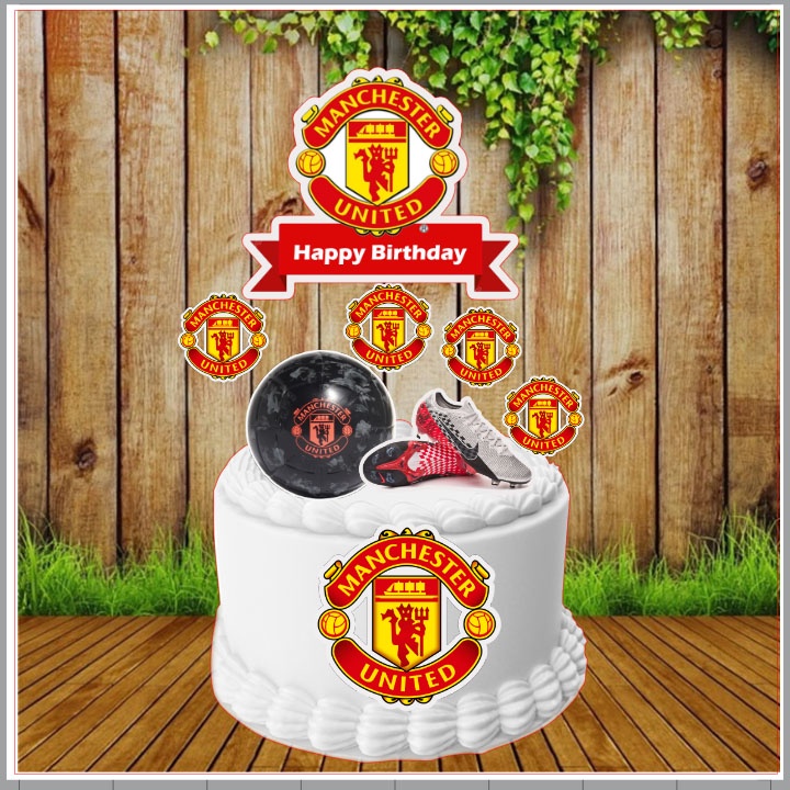 Manchester United Cake Topper 007 | Shopee Malaysia