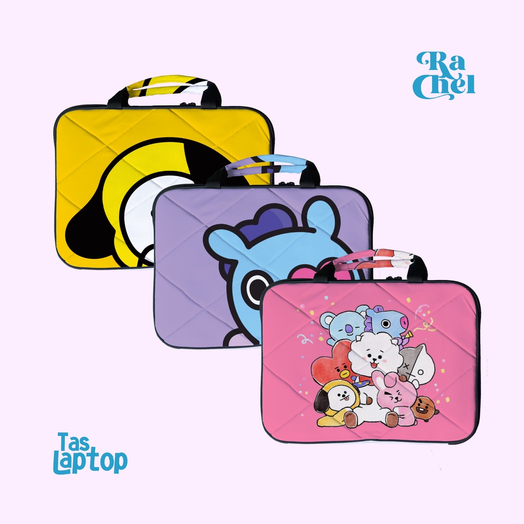 [RACHEL] Laptop Bag BTS Polos Laptop Bag Unisex Universal Can Fit ...