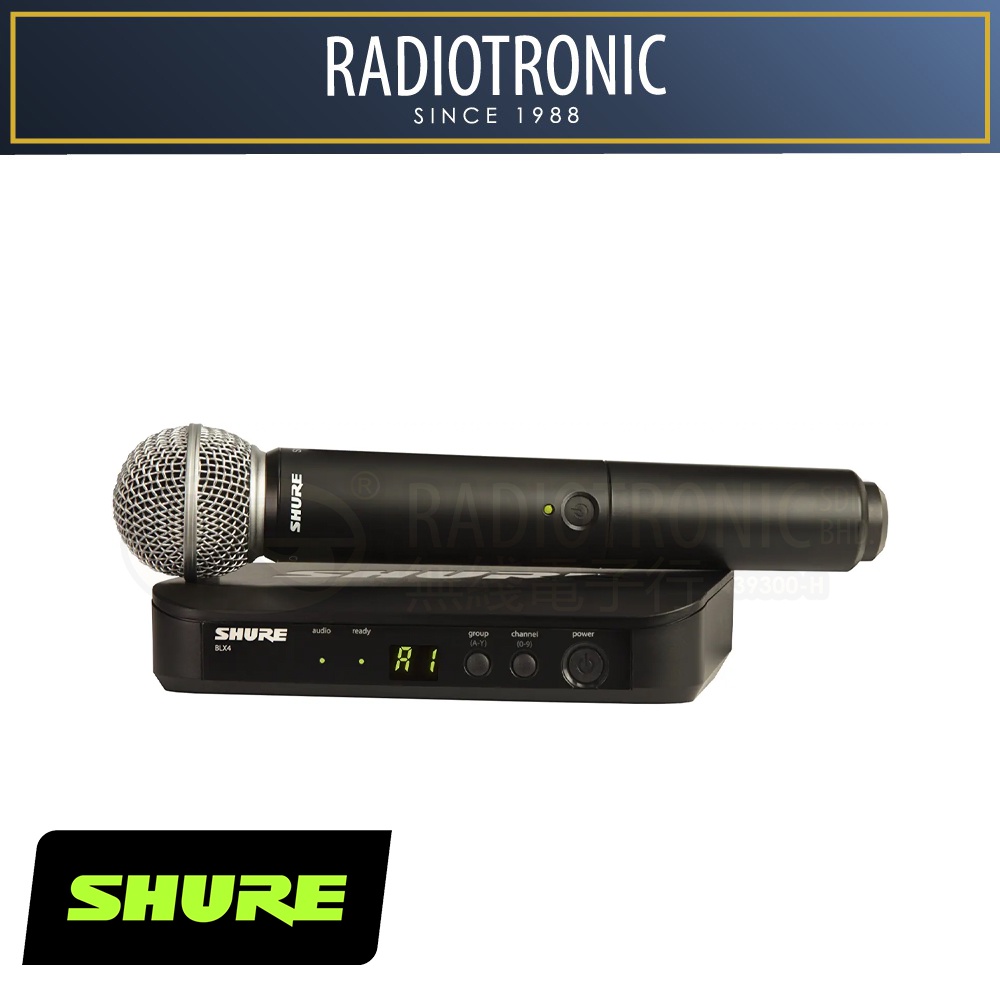 Shure BLX24/SM58 - Wireless Microphone System with SM58 Handheld Vocal ...
