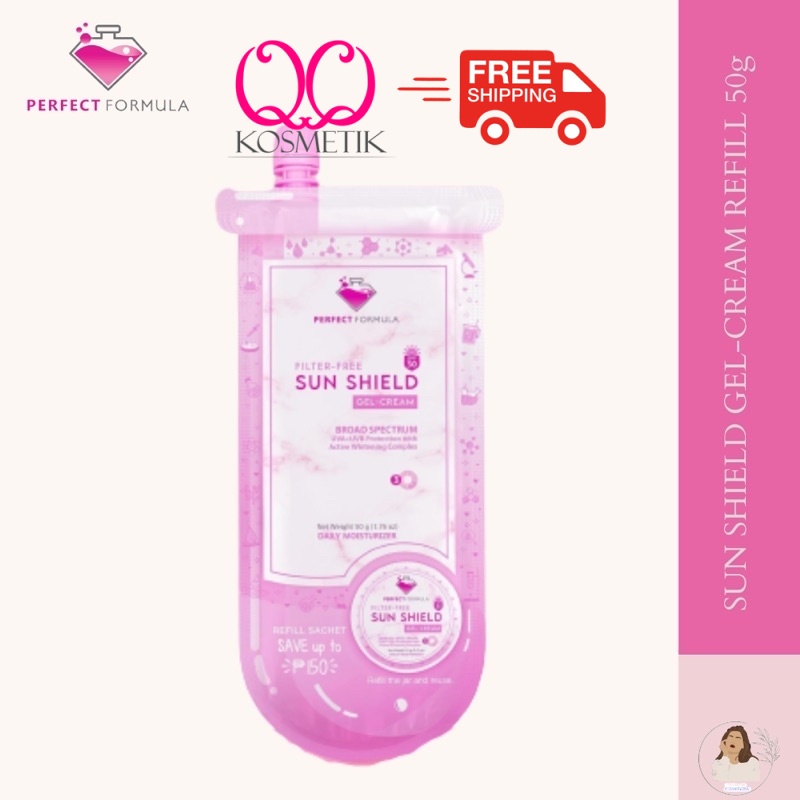 PERFECT FORMULA Sunscreen 50gm Refill Krim Cream Sun Shield Screen ...