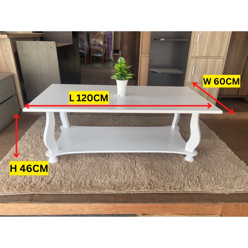 (PERABOT ANN) MEJA JEPUN / MEJA KOPI / JAPANESE TABLE / MEJA PUTIH ...