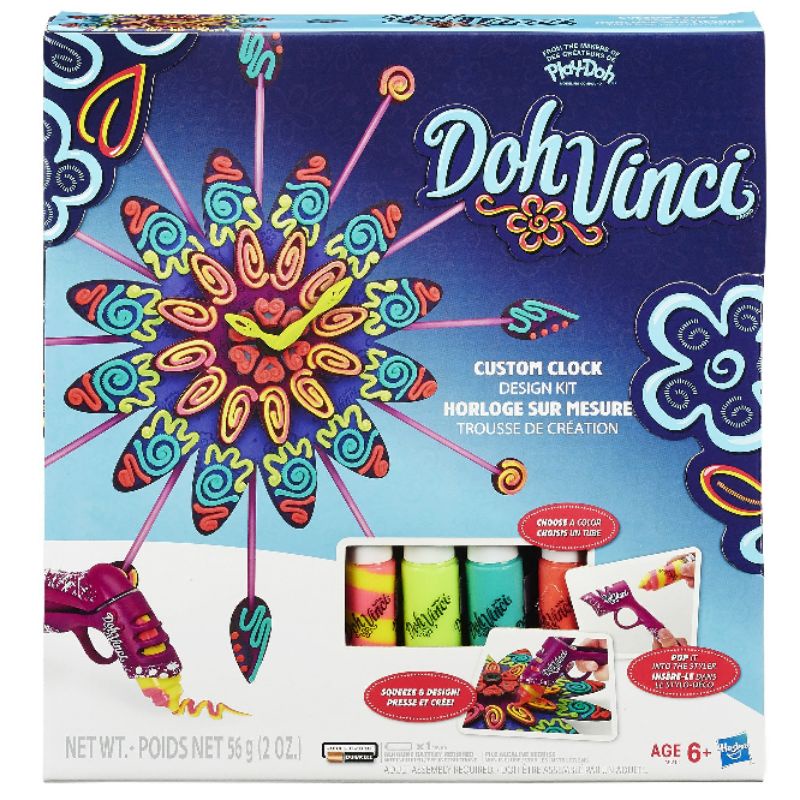 Hasbro Play-Doh DohVinci Custom Clock Design Kit | Shopee Malaysia