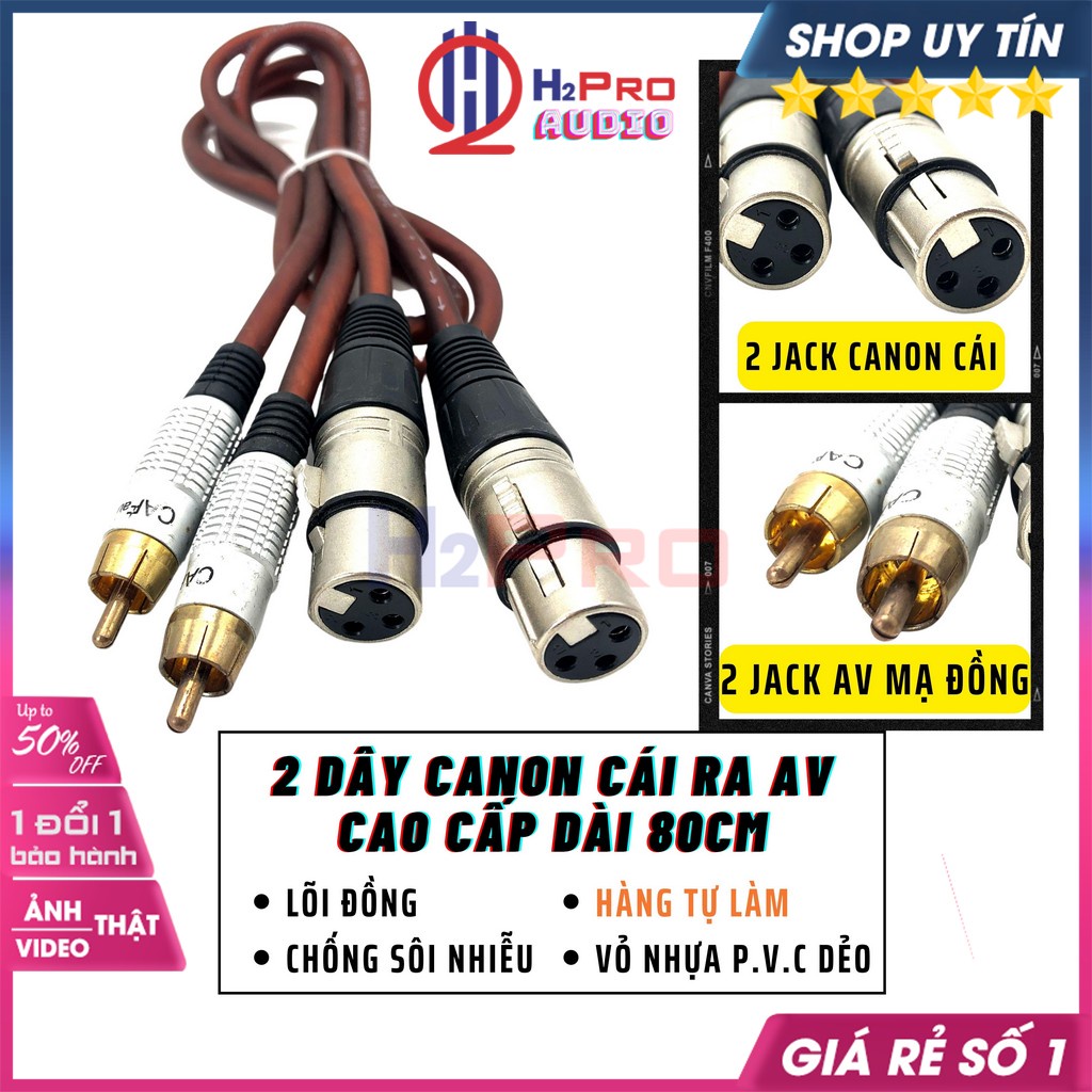 2 Canon High Quality Lotus Av Output Cables, 80Cm Long, DIY, Boiling ...
