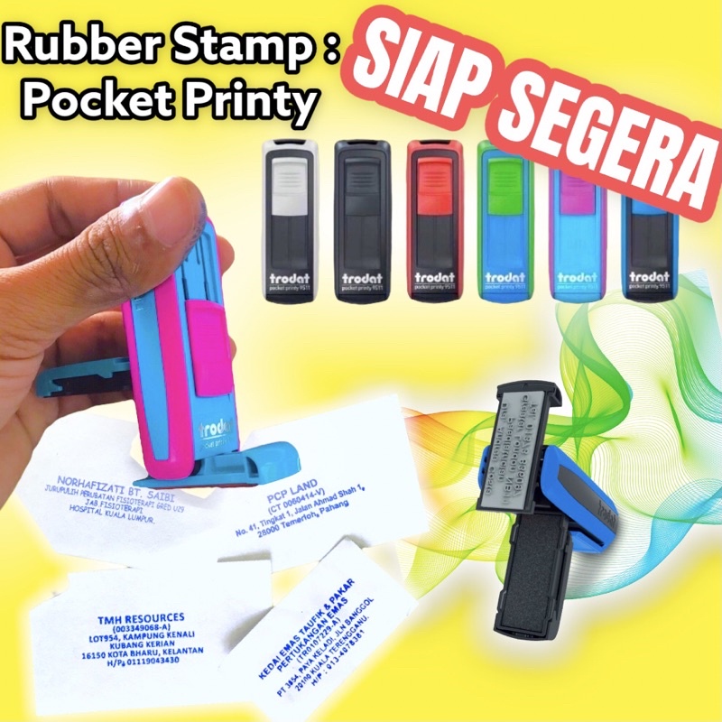 Pocket Rubber Stamp / Cop Getah | Shopee Malaysia