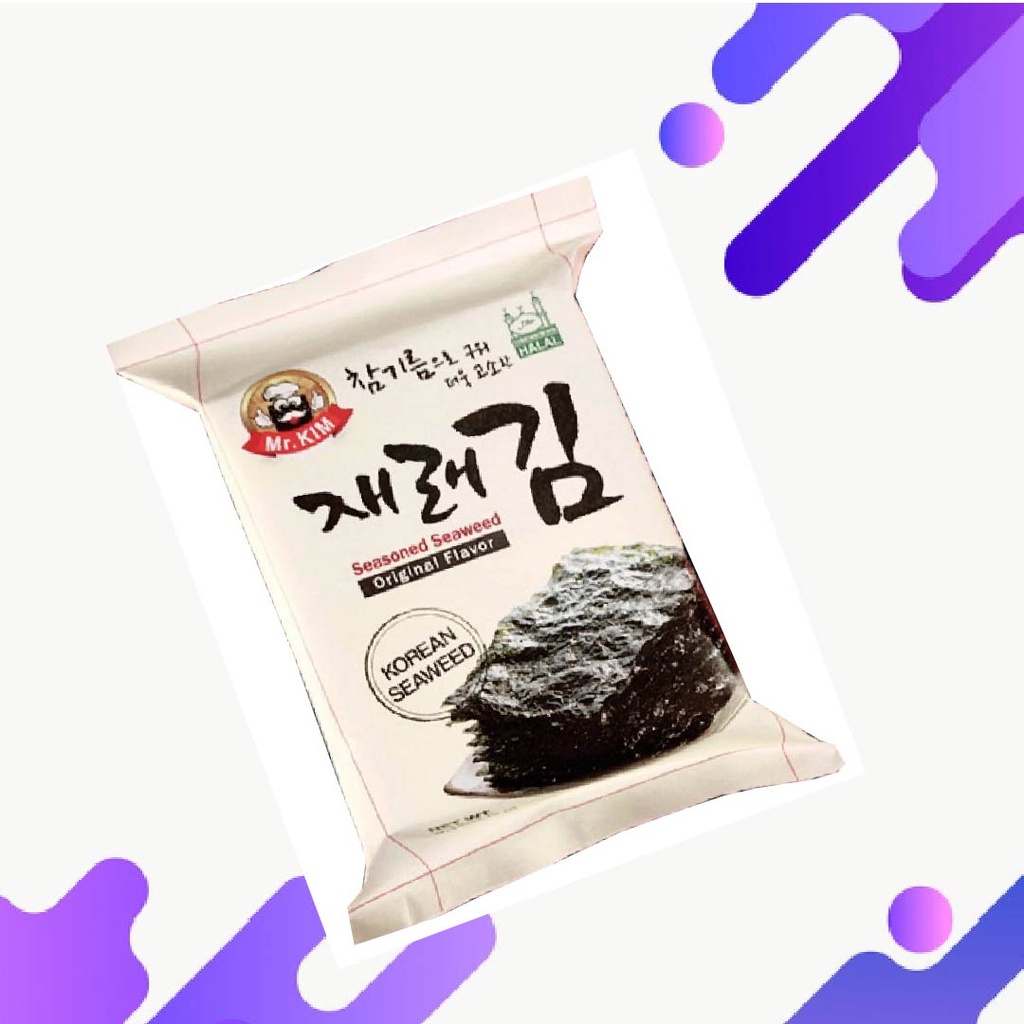 Mr Kim Seasoned Seaweed Original Flavor 紫菜片原味 4g | Shopee Malaysia