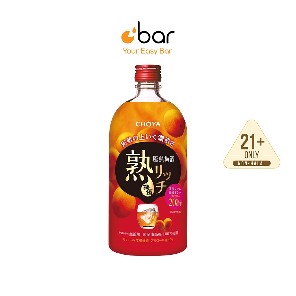 Choya Jyuku Rich Umeshu Choya Umeshu (720ml) 梅酒 | Shopee Malaysia