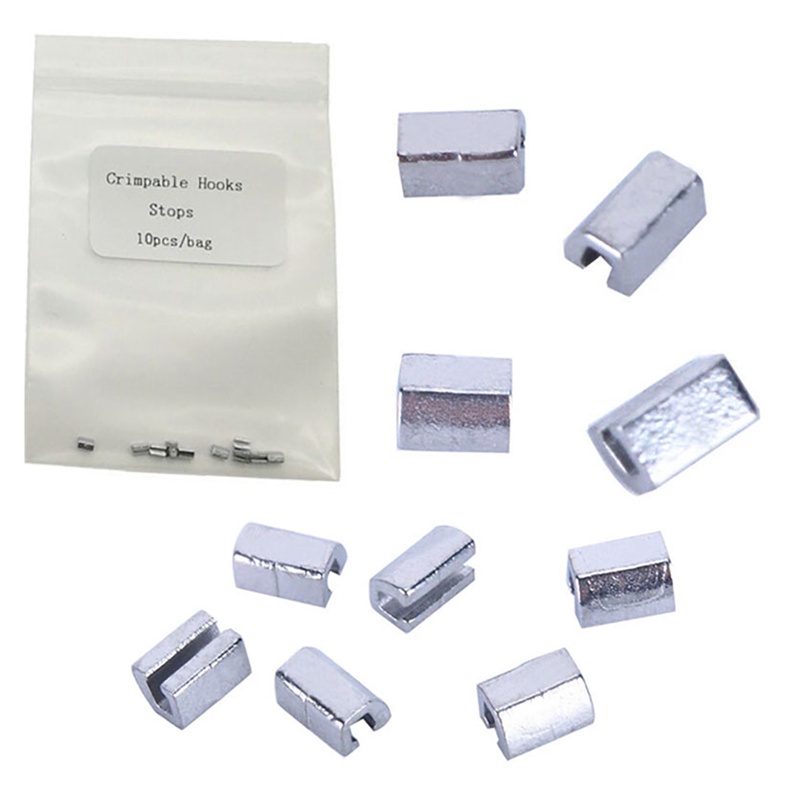 100pcs/10Packs Dental Orthodontic Crimpable Hooks Fixed On Teeth Arch ...