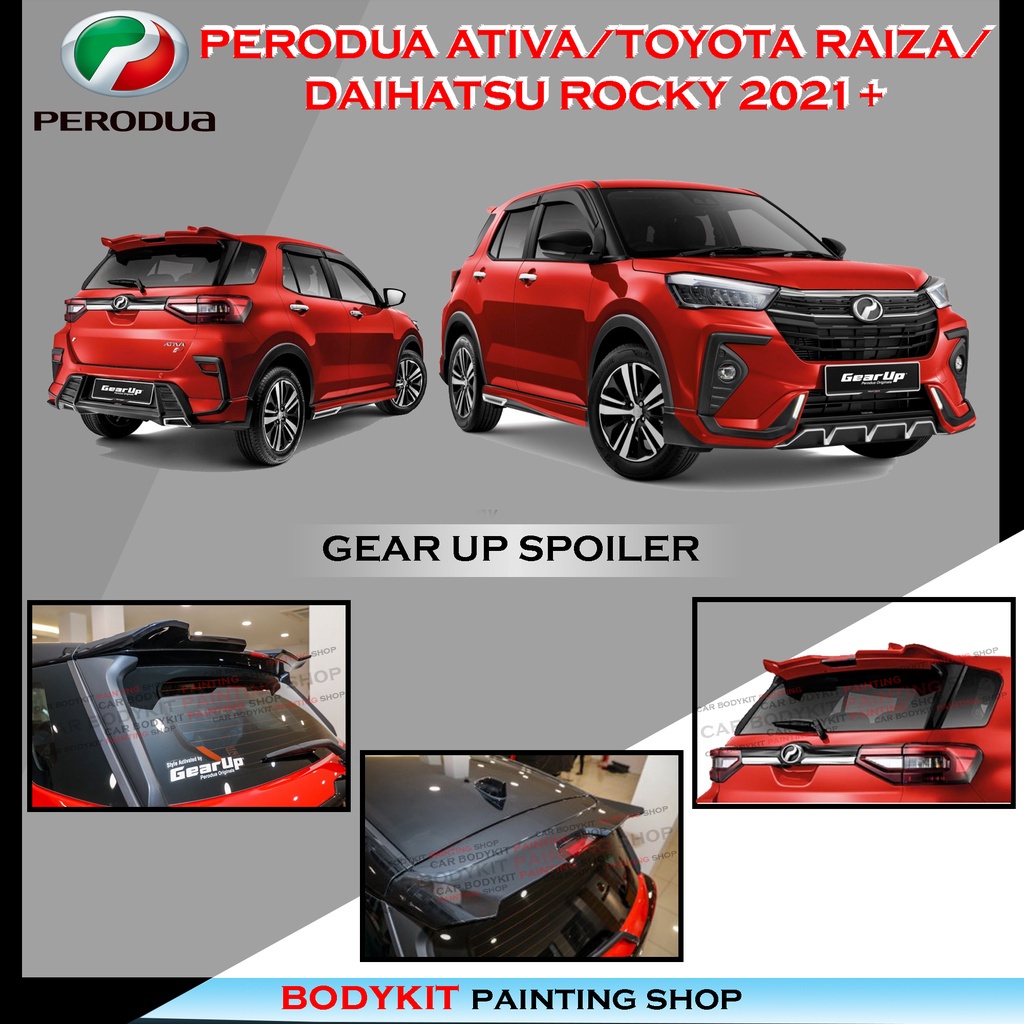 PERODUA ATIVA/TOYOTA RAIZE/DAIHATSU ROCKY GEAR UP STYLE REAR TRUNK ...