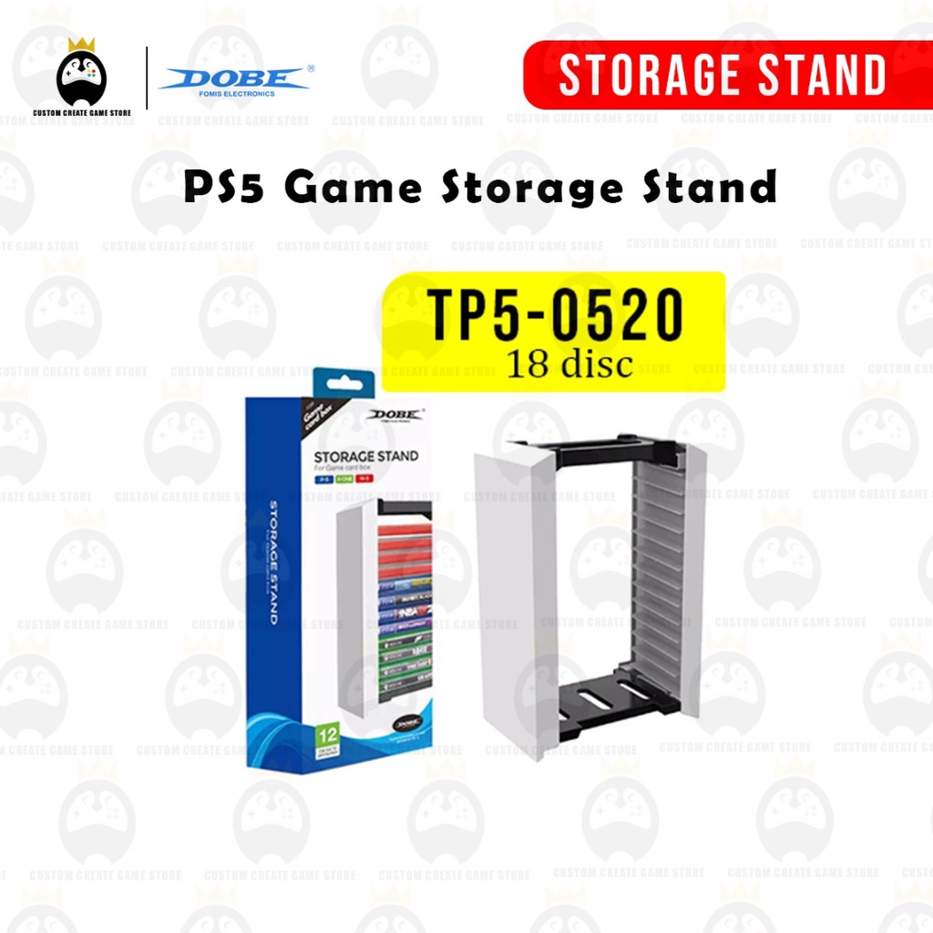 Dobe PS5 PlayStation Game Storage Stand 36 Game Card Box Disk Rack ...