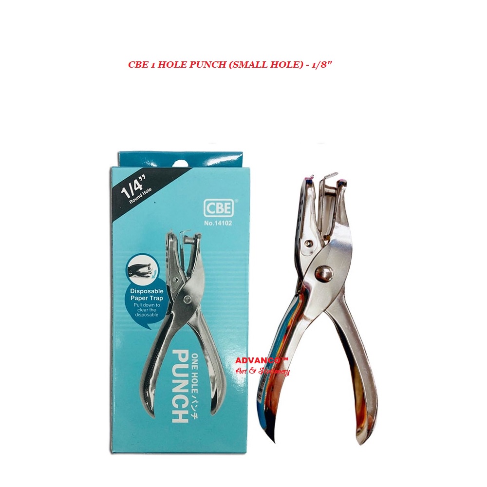 CBE 1 HOLE PUNCH (AVAILABLE IN 1/4" - 6MM & 1/8" - 3MM) | Shopee Malaysia