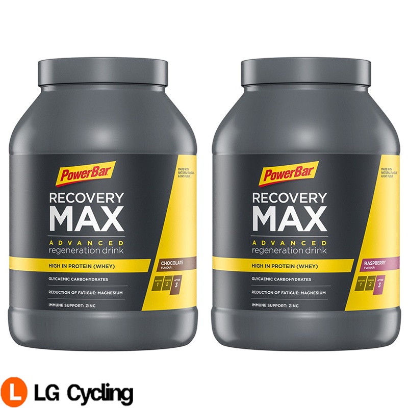 PowerBar Recovery Max 1144g Carbohydrate Protein Beverage Powder Bike ...