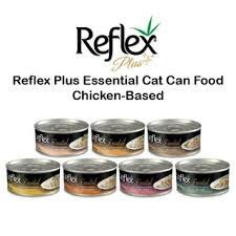 REFLEX PLUS Essential Cat Wet Can Food 70g (Chicken Based) | Shopee ...