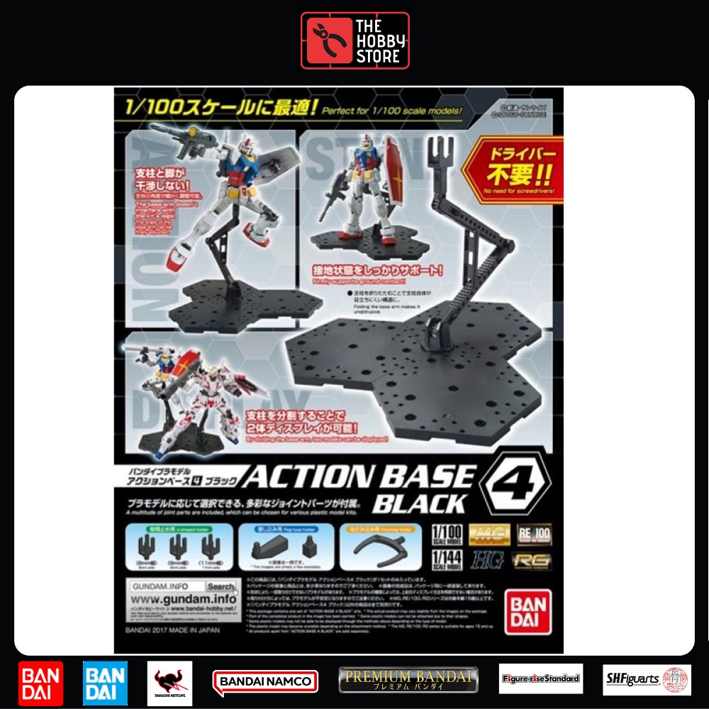 Bandai Action Base 4 (Black) | Shopee Malaysia