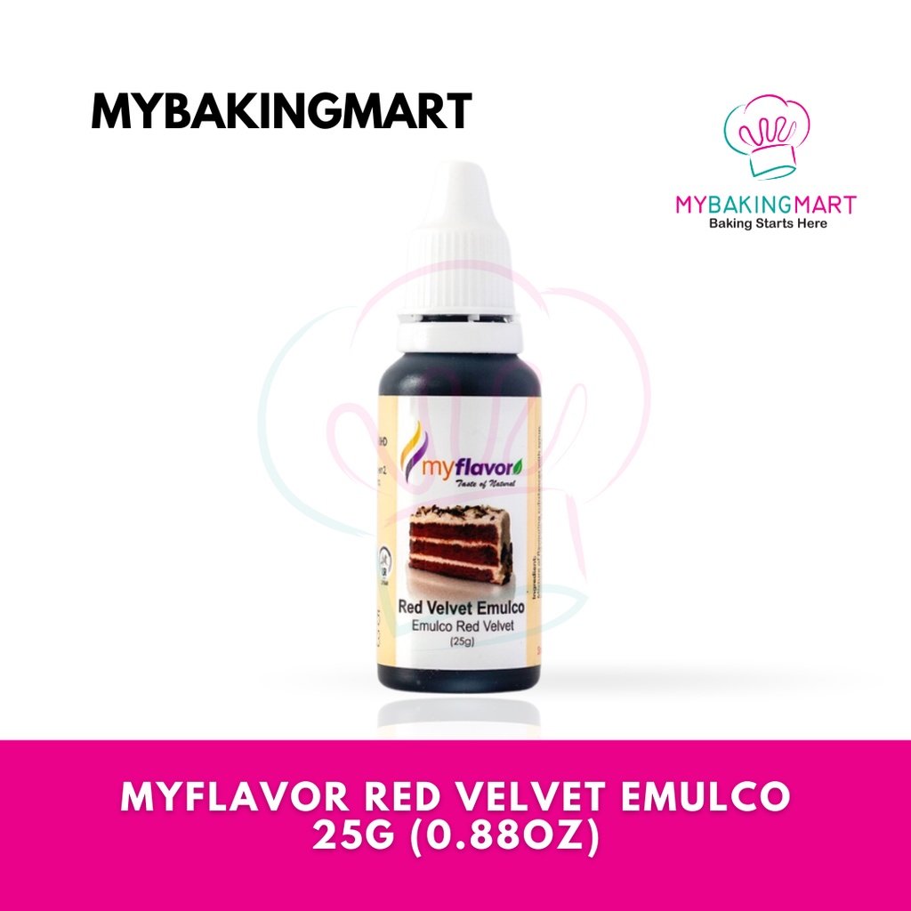 Mybakingmart | Myflavor Red Velvet Emulco Perasa Pewarna Makanan Merah ...
