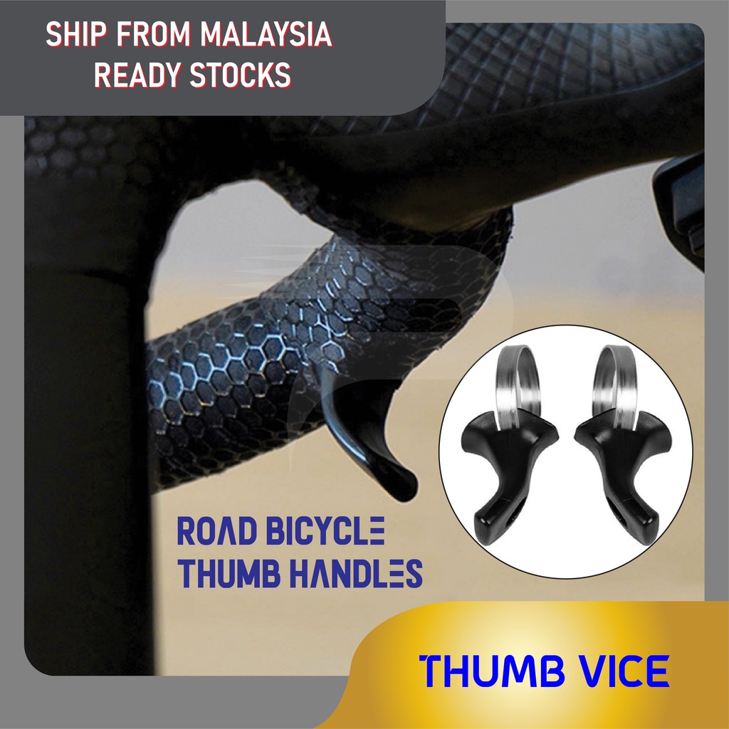 1 Pair Comfortable Grip Bicycle Wrist Rest Handlebars for Bike Mountain ...