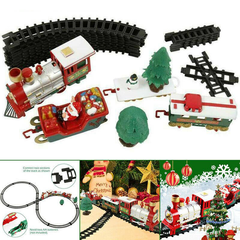 Amazing Led Electric Musical Train And Track Set With Realistic Kids ...