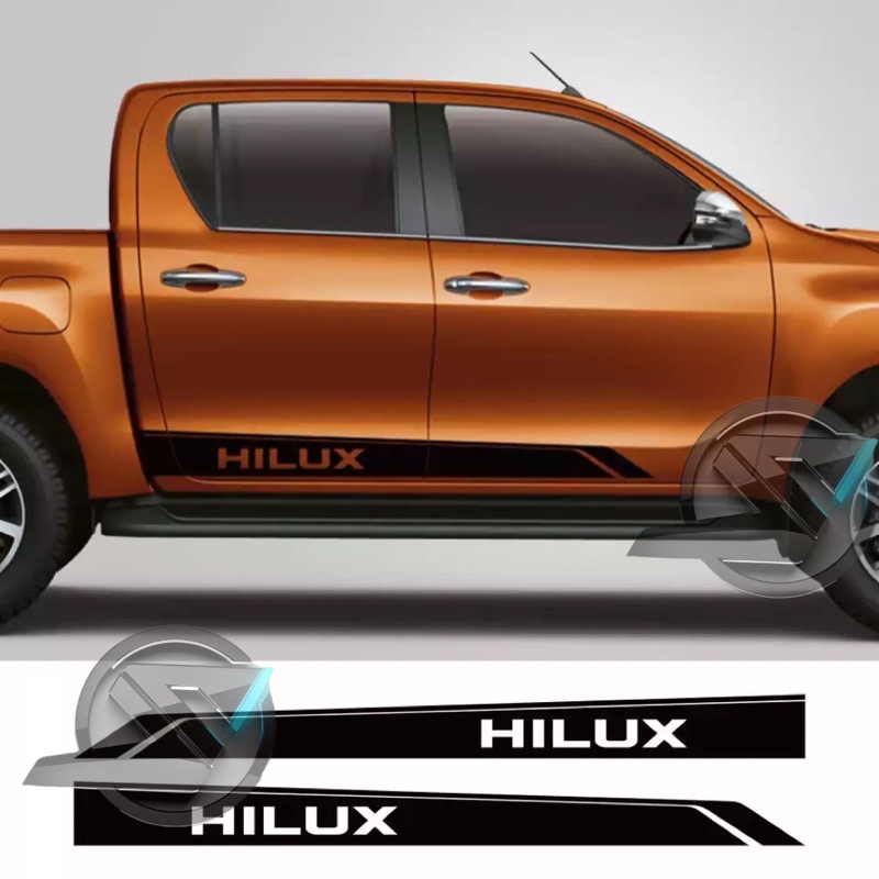 ( Ready Stock) S33# Toyota Hilux Car Body Vinyl Decal Sticker | Shopee ...