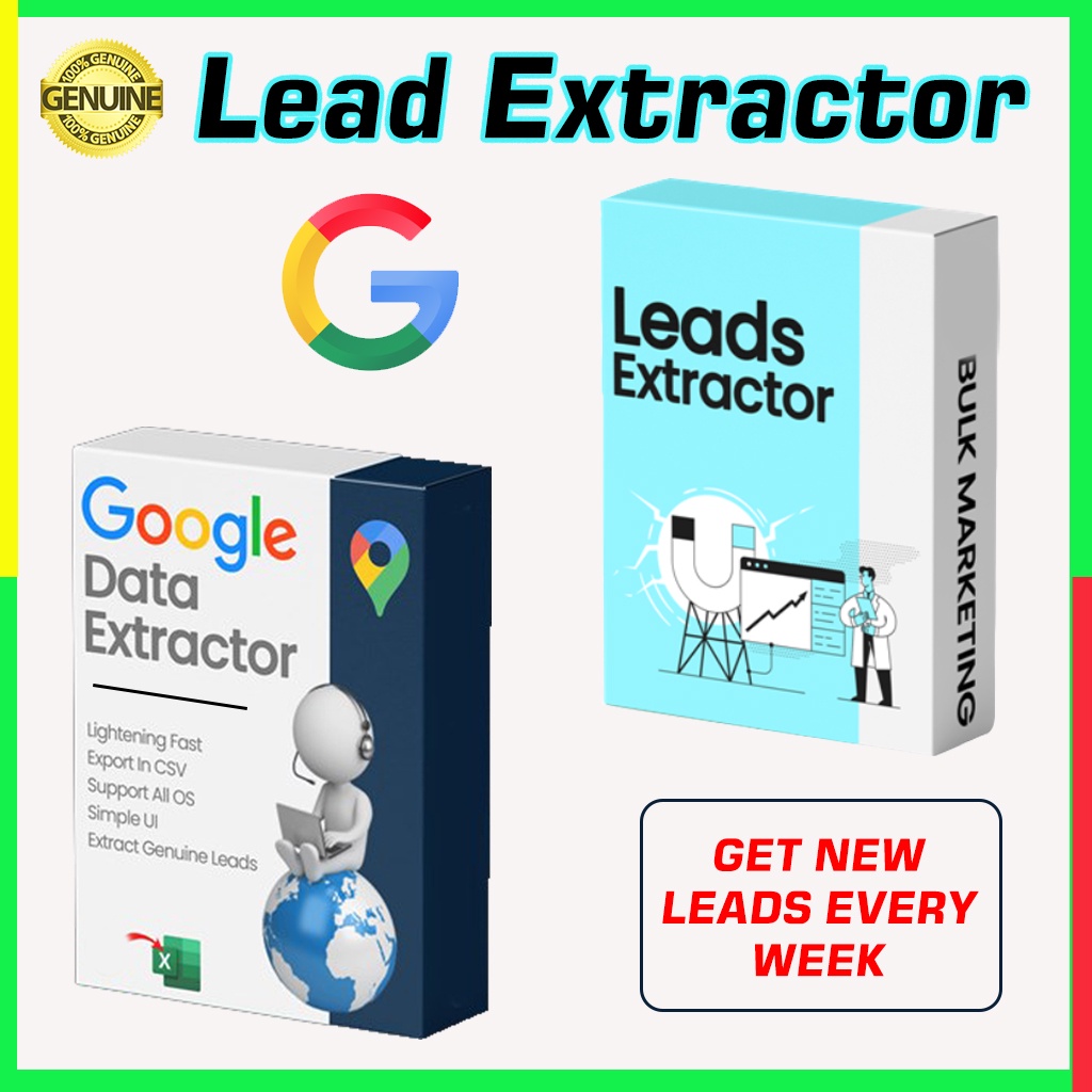 Lead Extractor | Google Extractor | Marketing | Shopee Malaysia