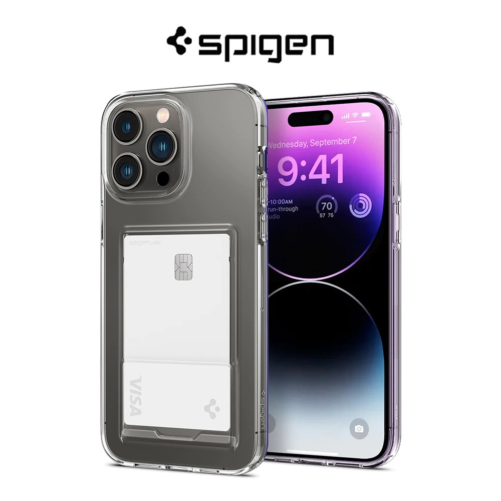 Spigen iPhone 14 Pro Case 6.1" Crystal Slot Casing Drop Protection ...