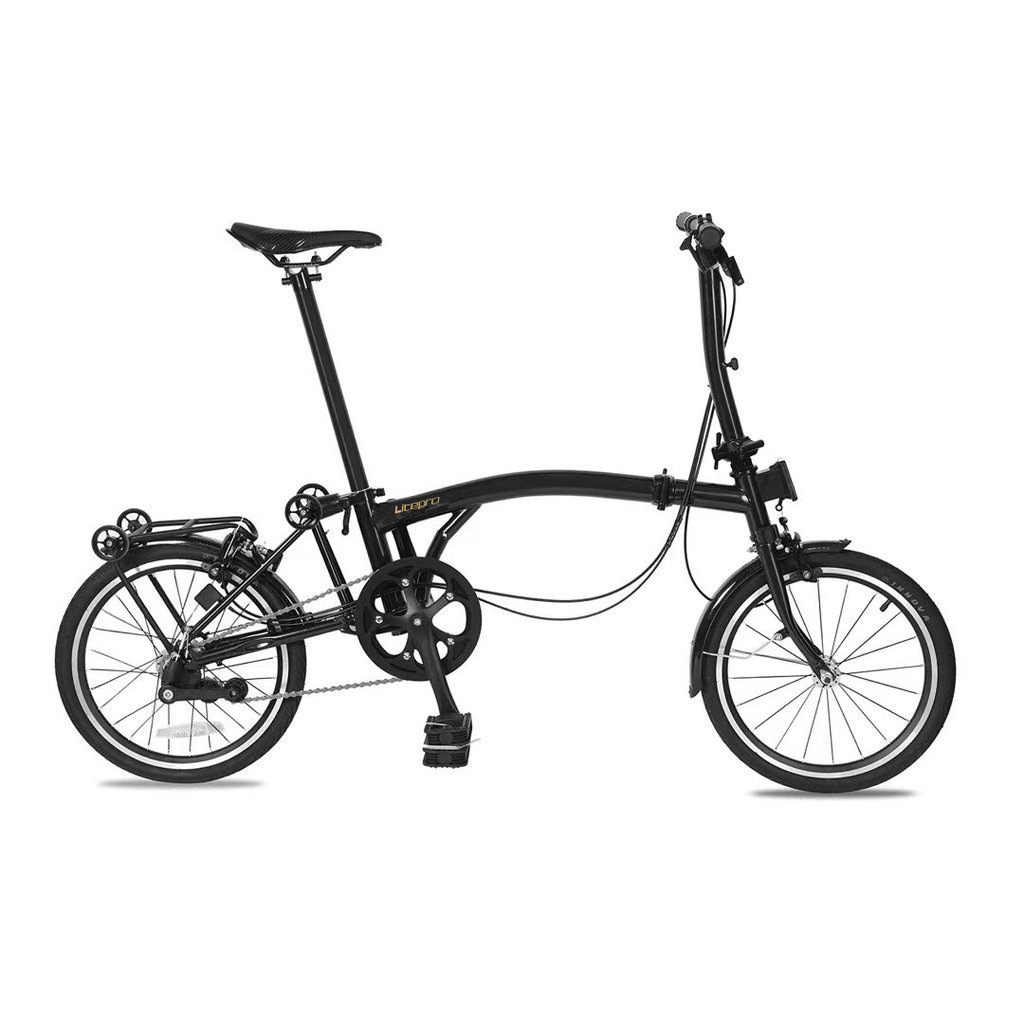 Litepro Tri Folding Bike 16X1 3/8 37-349 Folding Bike Chromoly Frame ...