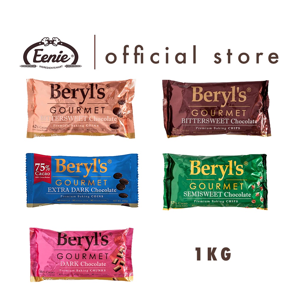 Beryls 1KG Gourmet Chocolate Couverture | Bittersweet | Semisweet ...