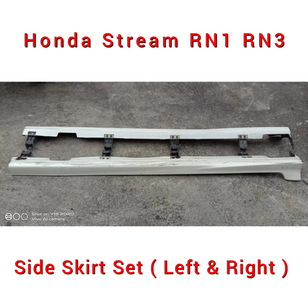 Honda Stream RN1 RN3 Side Skirt Set / Side Panel / Magat / Moulding ...