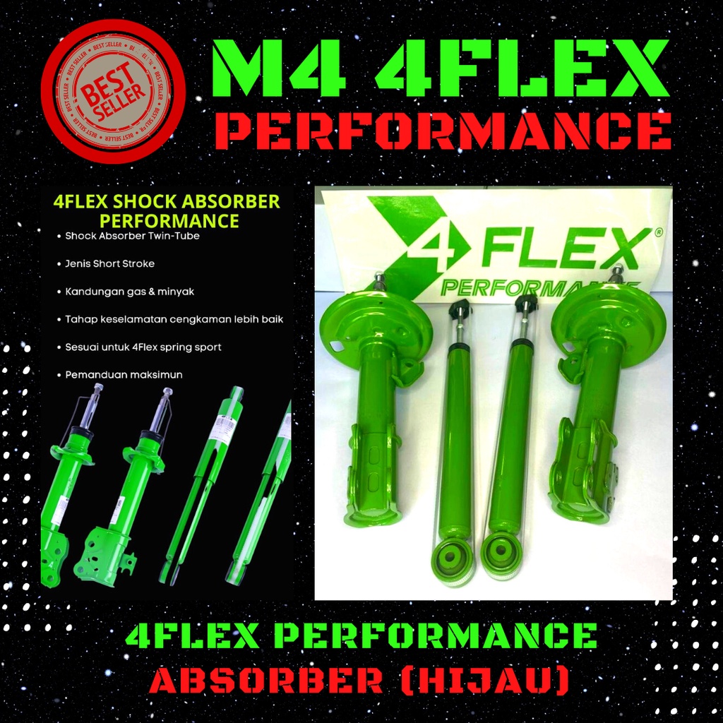 4FLEX VIOS NCP93 PERFORMANCE ABSORBER [HQ POS / FREEGIFT] | Shopee Malaysia