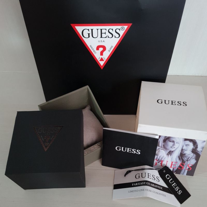 Gc GUESS Collection watch box, Original full set model | Shopee Malaysia