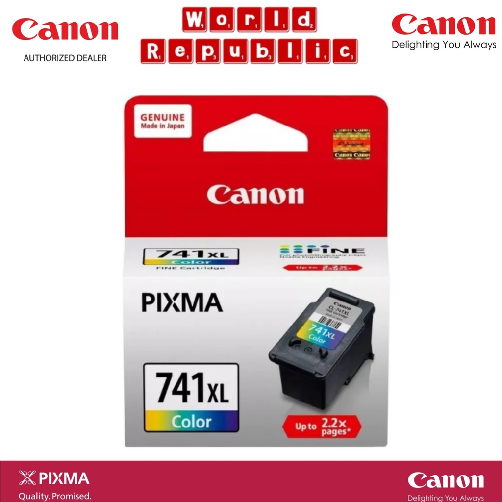 Canon - 100% ORIGINAL CANON PG-740 CL-741 Single Pack Ink Cartridge ...