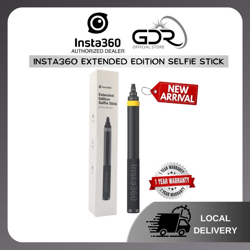 Insta360 3 Meter Extended Edition Selfie Stick Carbon Fiber For X4 X3