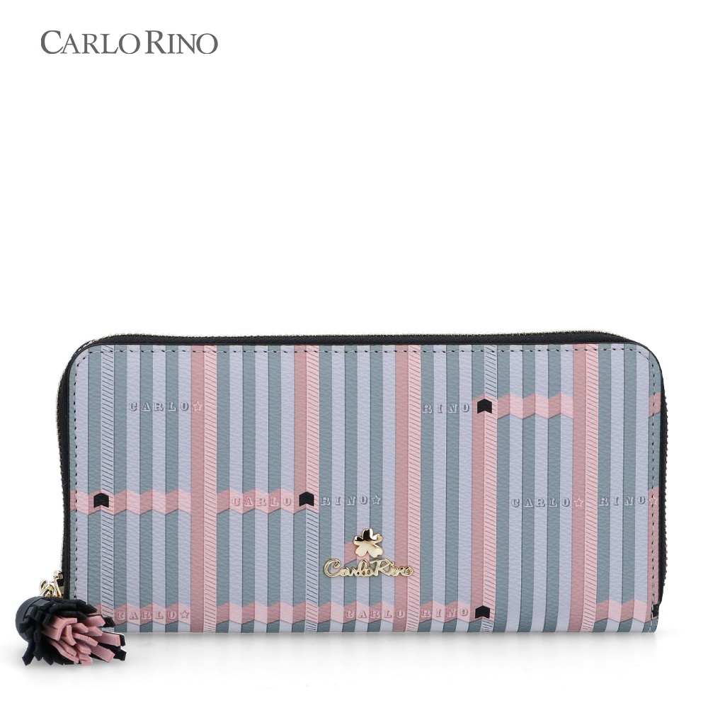 Carlo Rino Black Miss Snowball Full Zip Wallet | Shopee Malaysia