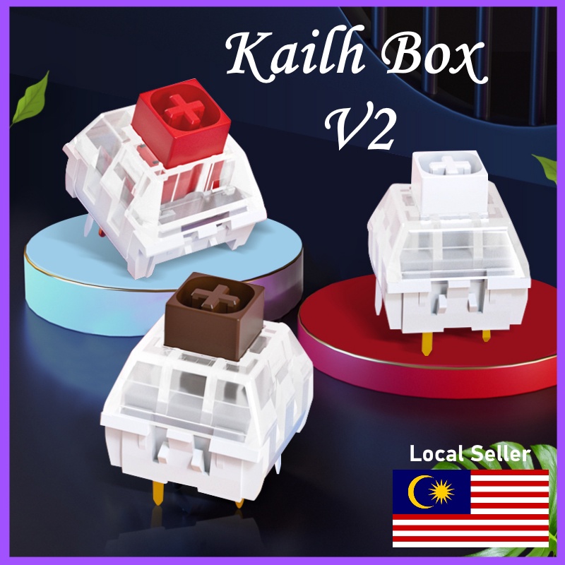 Kailh Box V2 Mechanical Keyboard Switch 5 pin SMD White Version ...