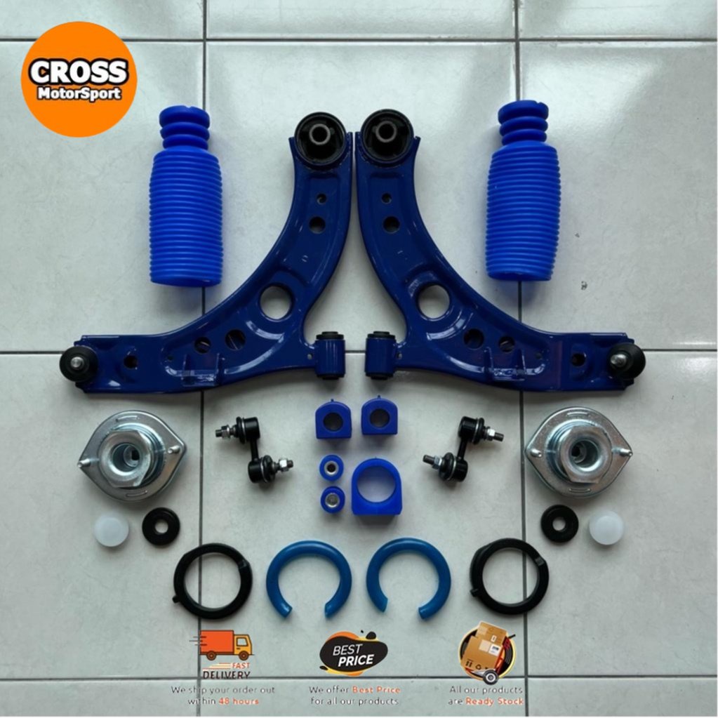 21 ITEM COMPLETE SET LOWER ARM/STABILIZER LINK/STEERING RACK BUSH ...