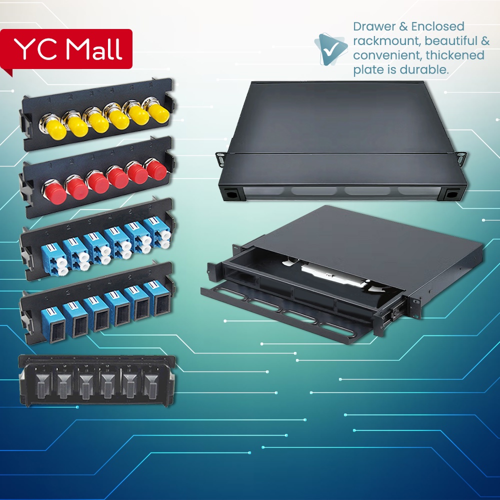 Drawer & Enclosed Type Rackmount Fiber Termination Patch Panel Box ...