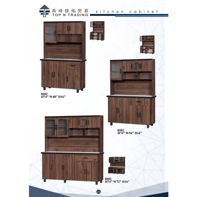 Latest Design kitchen cabinet | Shopee Malaysia