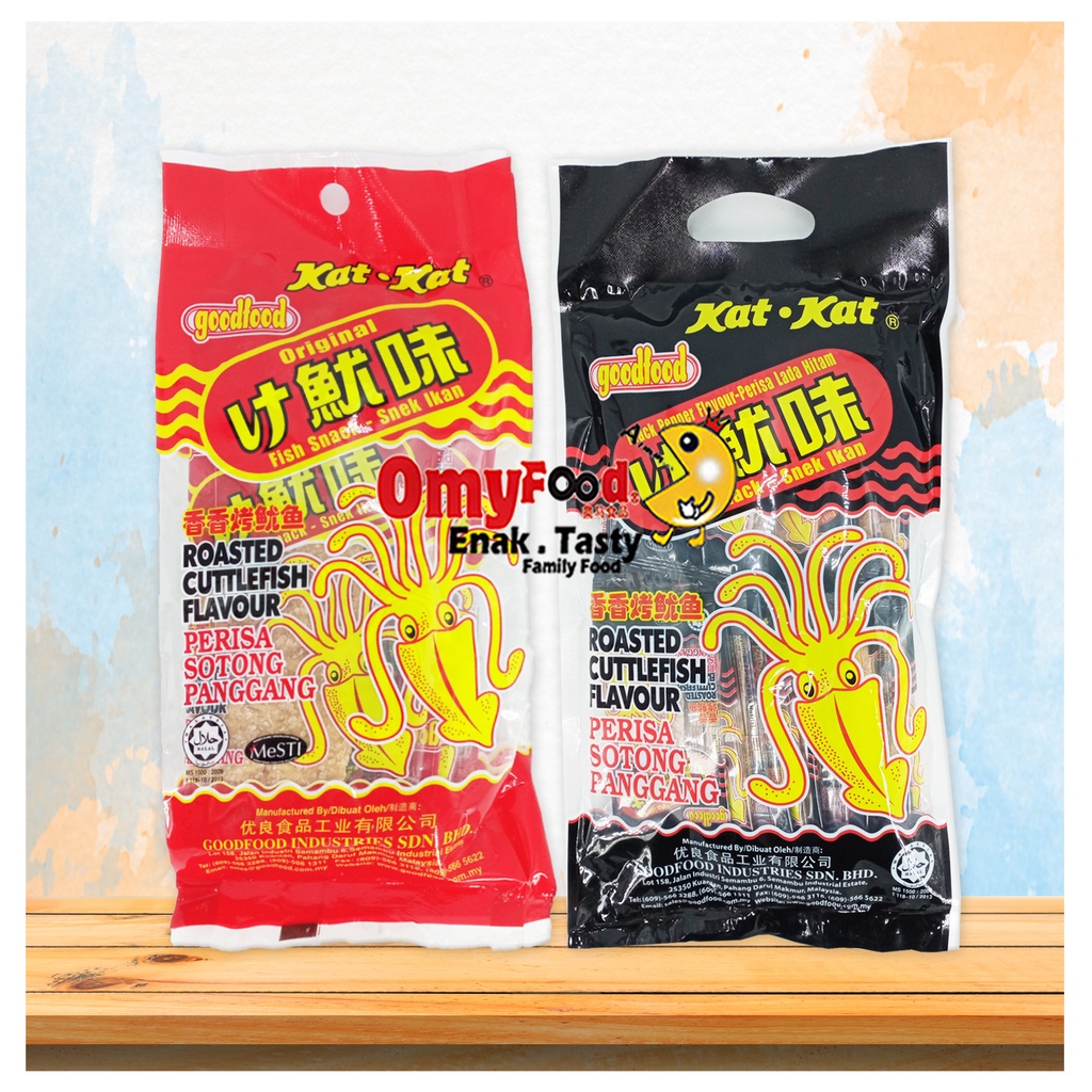 210g BigPack Kat-Kat Fish Snack Roasted Cuttlefish Flv,Snek Ikan Perisa ...