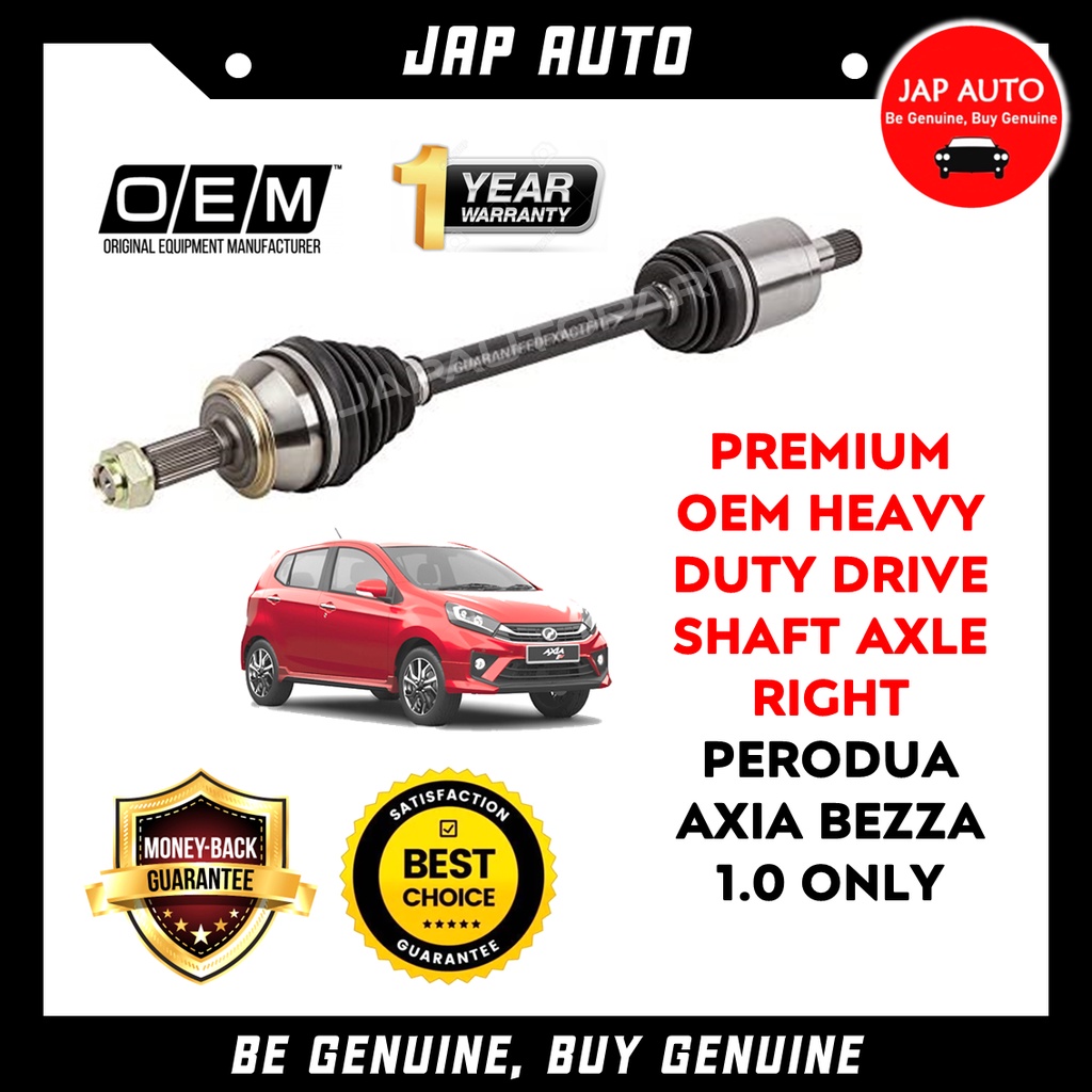 Perodua Axia Bezza 1.0 Only Premium OEM Heavy Duty Right Drive Shaft ...