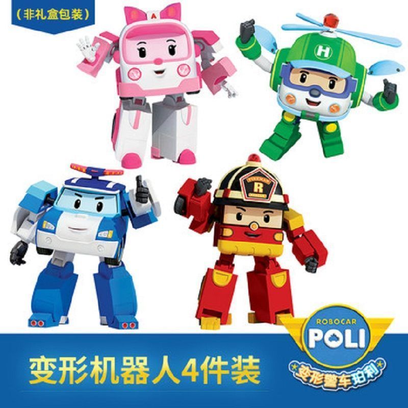 Robocar Poli Toys Poli Robot Car Poli Transformers Car Kereta Mainan ...