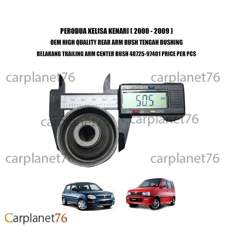 PERODUA KELISA KENARI (2000-2009) REAR ARM BUSH TENGAH BUSHING BELAKANG ...