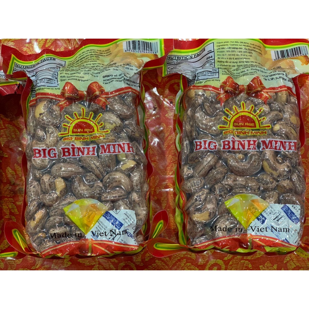 Hat dieu rang muoi - Salted Cashew Nut Unshelled Silk 500g | Shopee ...