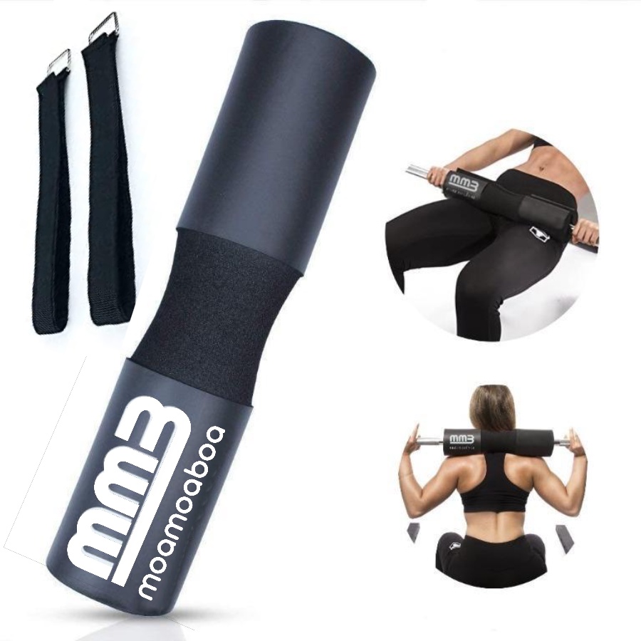 Ready Stock MMB Barbell Cushion Pad FREE Straps / Bag for Hip Thrusts ...