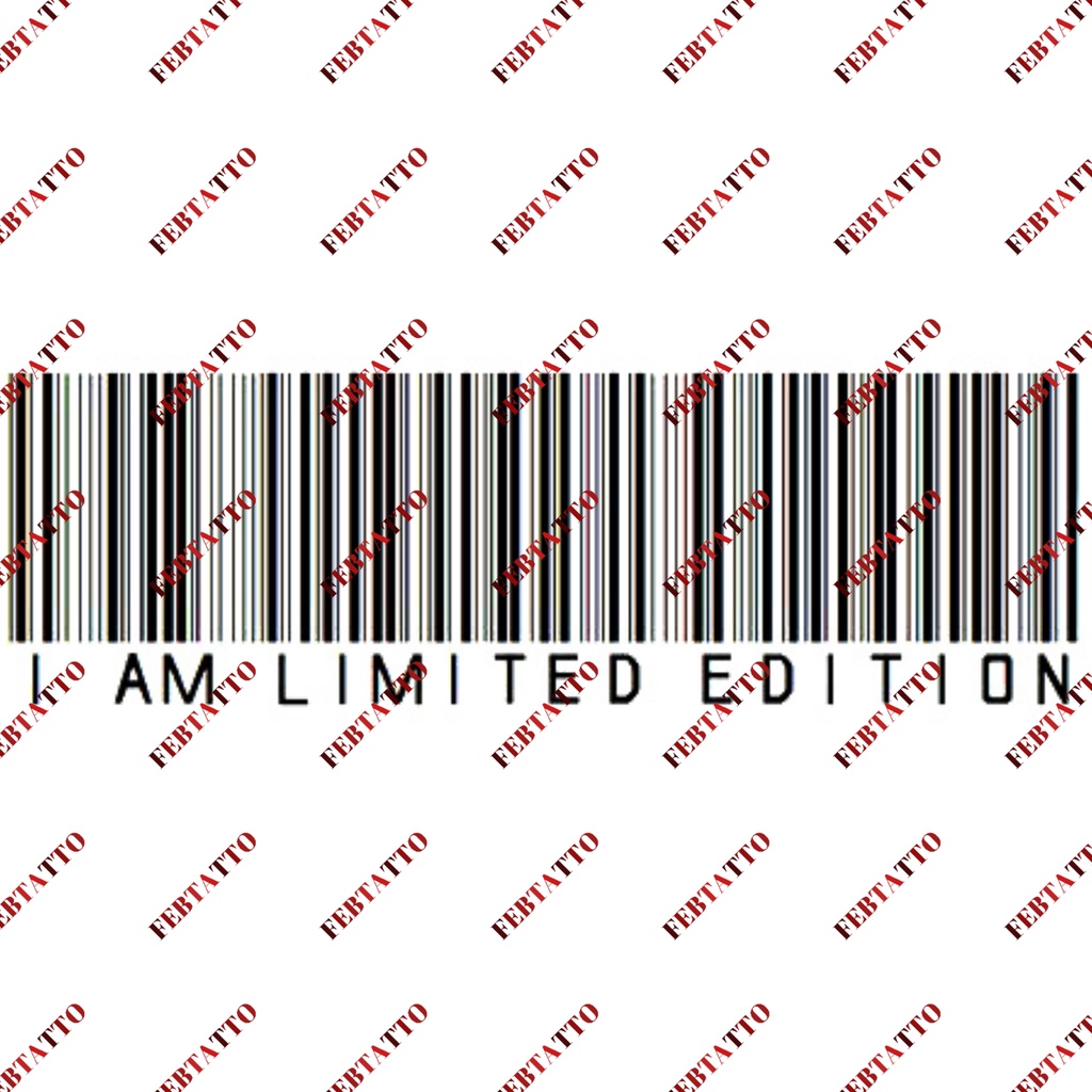 Temporary Tattoos Barcode Tattoos Text Tattoos Minimalist Tattoos ...